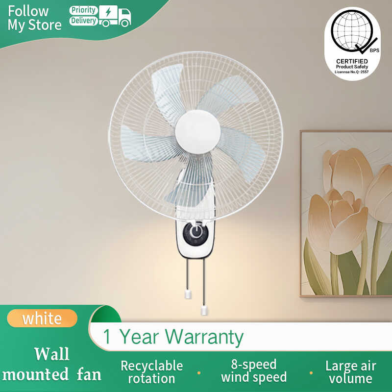 16 Electric Inch Wall Table Stand Fan Three-Speed Air Volume Adjustment ...