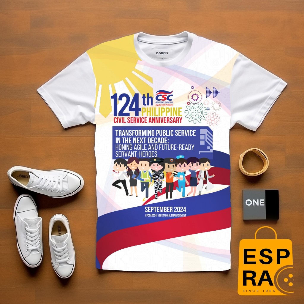 124TH CIVIL SERVICE 2024 FSS SHIRT | Shopee Philippines