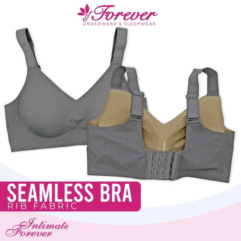A3009 Intimate Forever Cup A Per Piece Non Wired Bra Rib Seamless Full ...