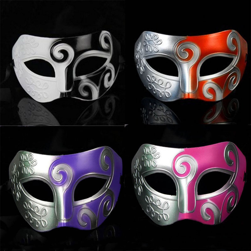 § Roman Greek Prince King Warrior Mask Venetian Birthday Unisex Retro ...
