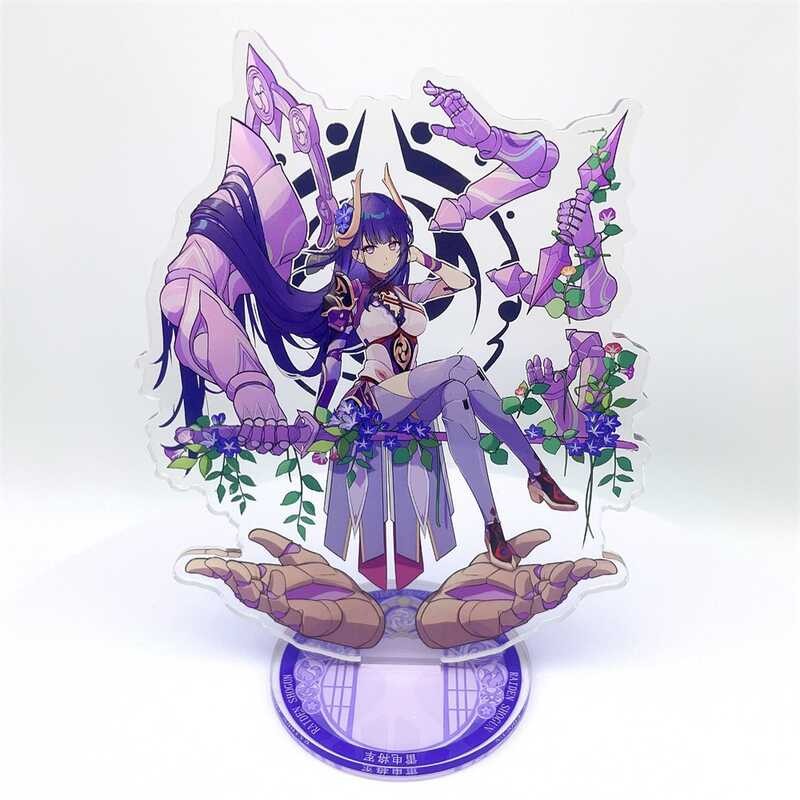 4 Hot Game Genshin Impact Figures Raiden Shogun Ye Lan Kamisato Ayato ...