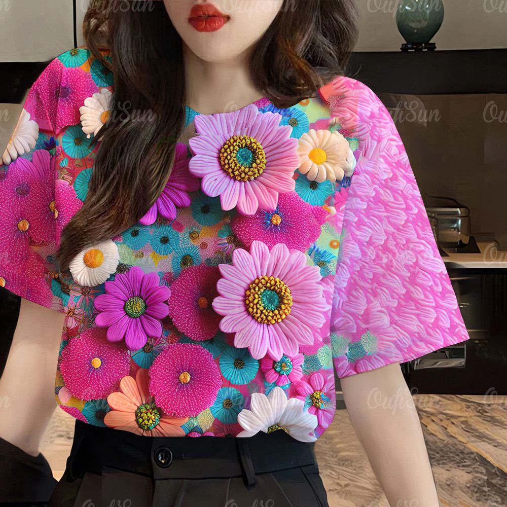 Hawaii shirt 2024, flower pattern shirt, comfortable fashion, fashion ...