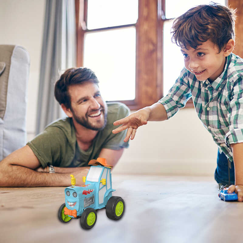 Crazy Jumping Wireless Toy With LED Lights High Speed RC Drifting ...