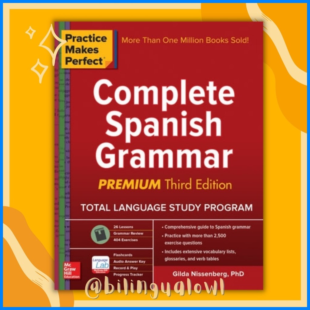 ♣ ๑ Complete Spanish Grammar (3rd Edition) | Shopee Philippines