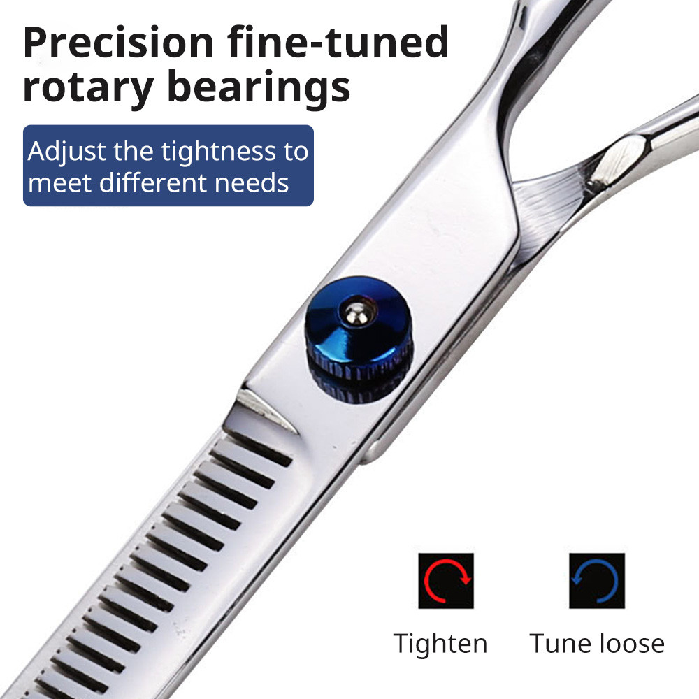 Grooming Scissors Kit 11Pcs Set Barber Scissors Hair Cut Salon ...