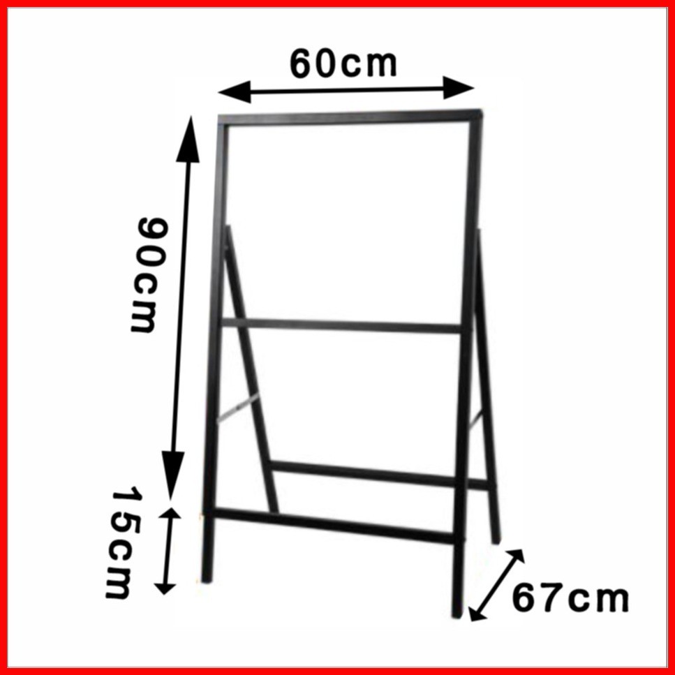 ⊙ ☩ A Type Foldable Stand Signage / Floor Sign Sintra Board Menu ...