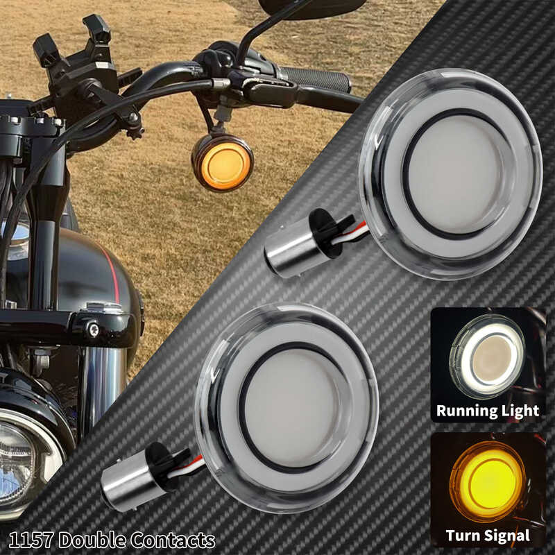 ZXH Mga Indikator Ng LED Stile Ng Conversion Bullet Ng Motorcycle Front ...