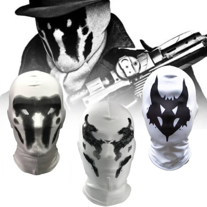 Rorschach Watchmen 2020 Mask Cosplay Hooded Face Covering For All And ...