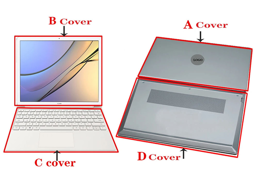 New For X550 X550C A550 F550 X550V Y581C Laptop LCD Back Cover Front ...