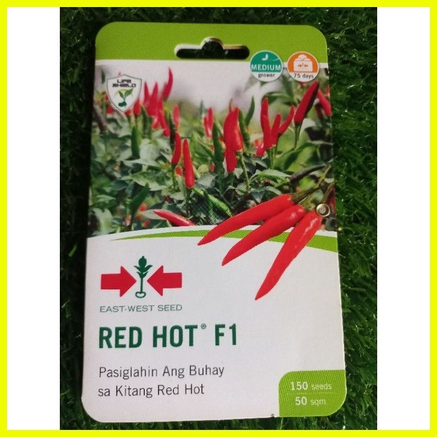 ⭐ East-West Seed Red Hot F1/ Siling Labuyo ( 150 Seeds ) | Shopee ...