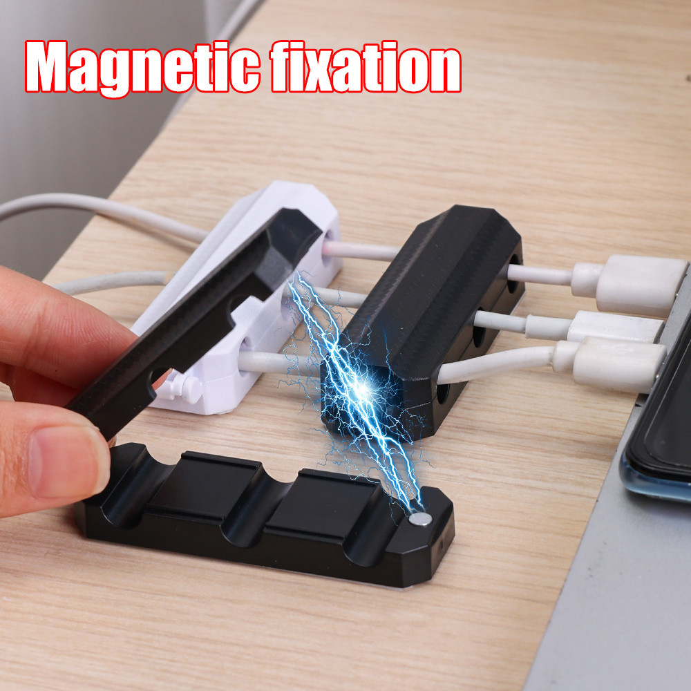 3 in 1 Magnetic Cable Organizer USB Cable Winder Flexible Cables ...