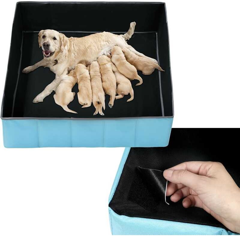 BALAPET Box for Dog and Puppie,Foldable &Portable Pen, Puppy Playpen ...