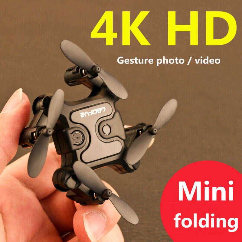 4K Camera HD With Mini Drone Foldable Drones One-Key Return FPV ...