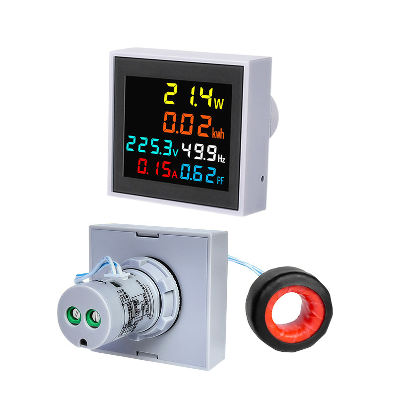 AC 50.0-300.0V 0-100A single phase multifunction electricity panel ...