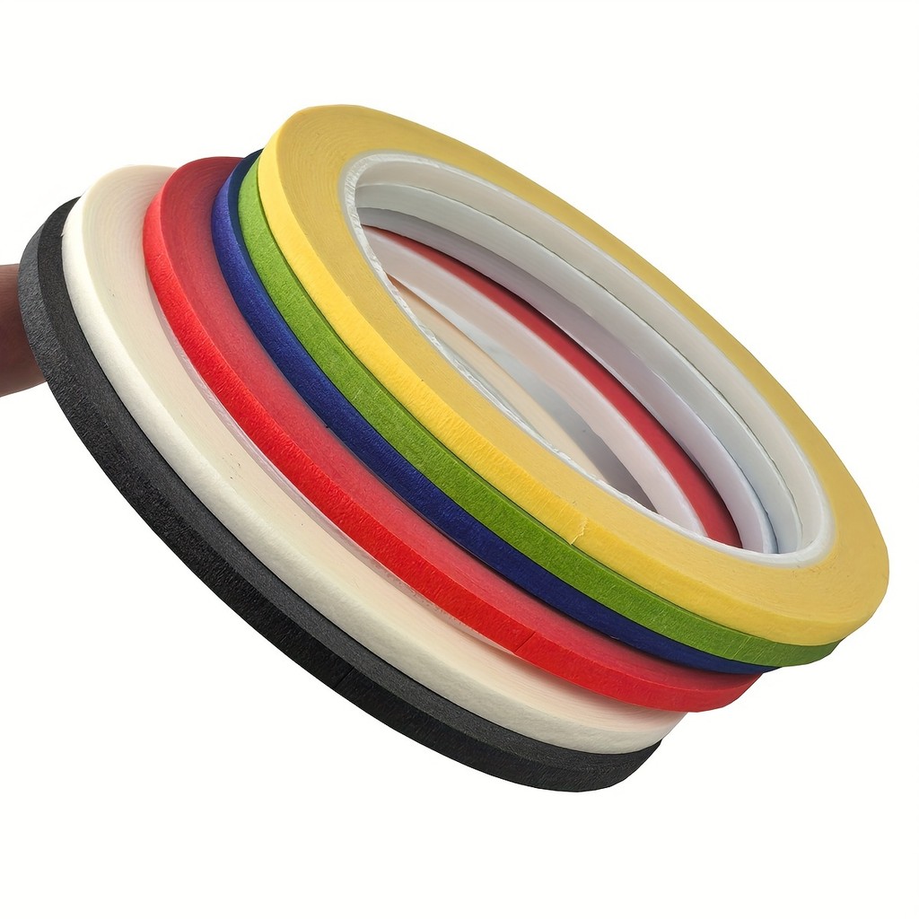 Multi-Purpose Arts & Crafts Tape - 6 Rolls, 3mm x20M - Versatile Paper ...