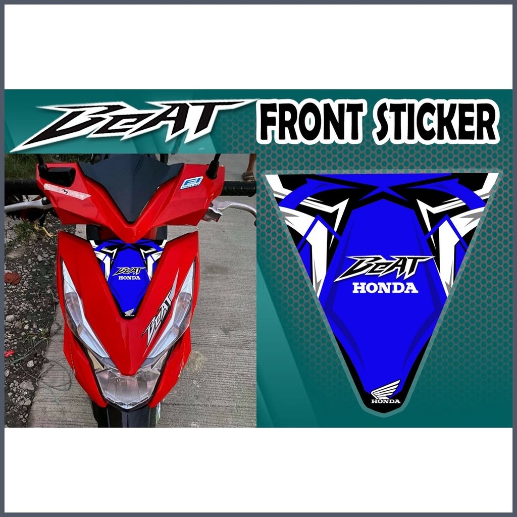 ∆ ∷ — HONDA BEAT FRONT STICKER / HONDA BEAT ACCESSORIES / HONDA BEAT ...