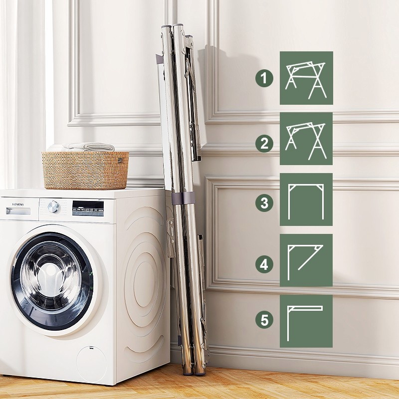 Foldable Sampayan Stainless Clothes Hanger Rack Laundry Drying Rack ...