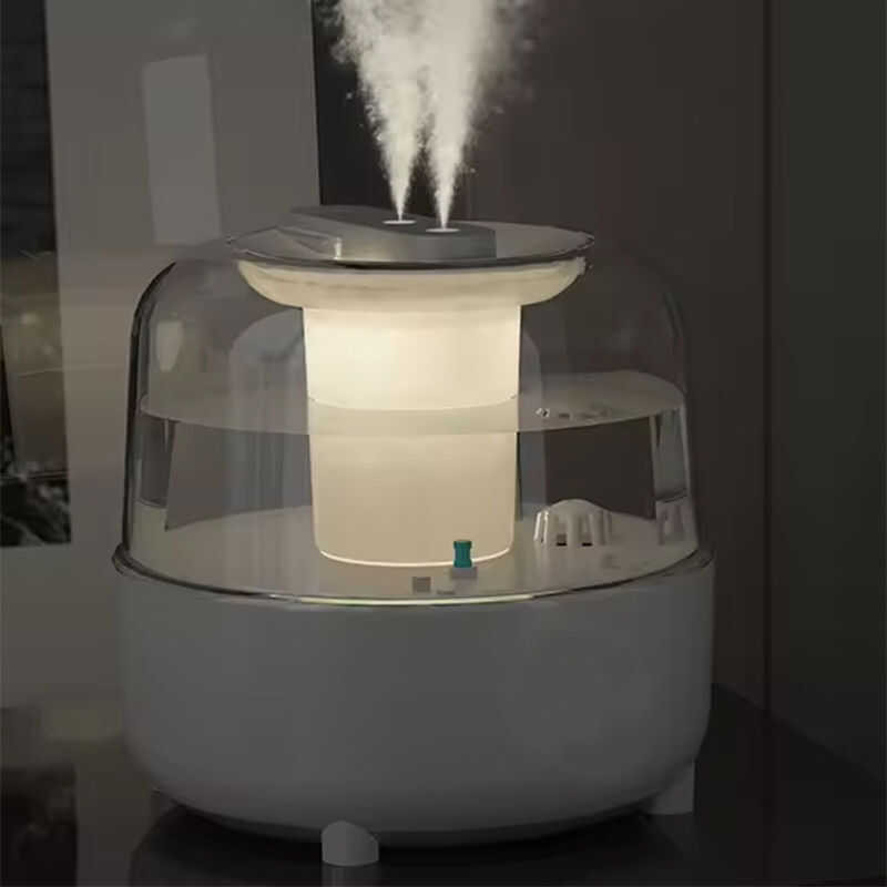 4L Air Humidifier Essential Oil Aroma Double Nozzle Coloful LED Light ...