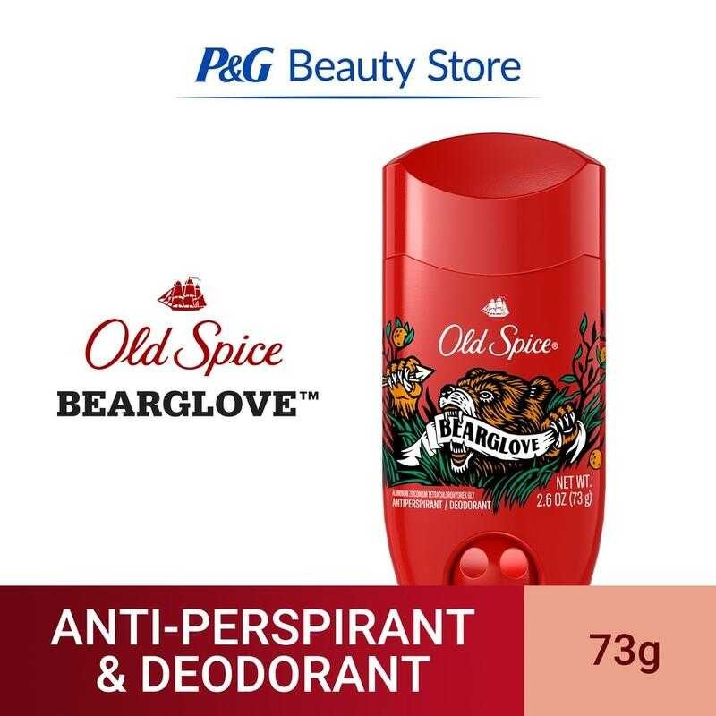 Old Spice Wild Collection Invisible Solid Bearglove Deo Stick (73G) | Shopee Philippines