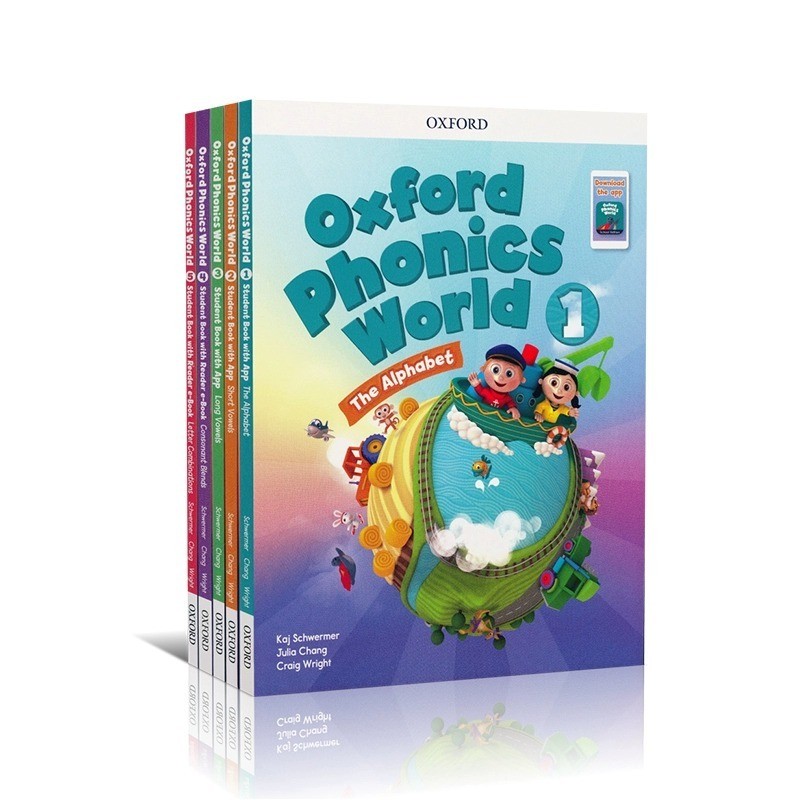 New Edition Oxford Phonics World Textbook Level 1 2 3 4 5 Complete Set ...