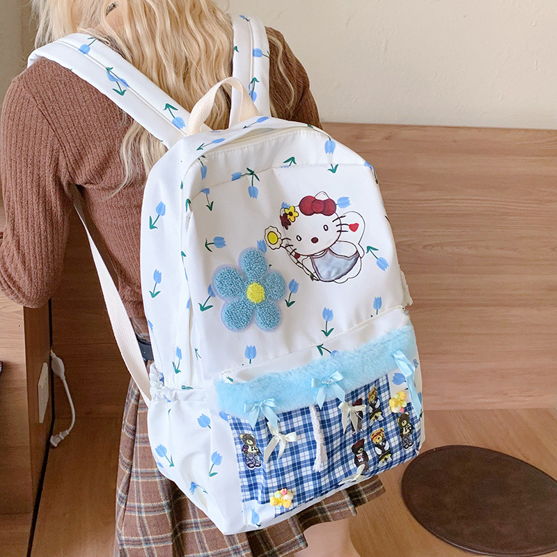 Sanrio Kids School Backpack With Anti Load Features And Animal Pattern ...