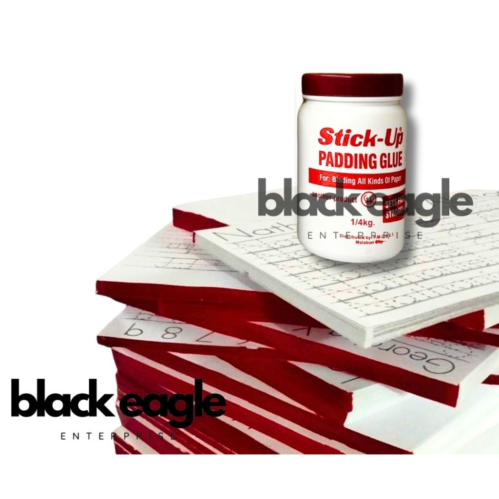 Stick Up Padding Glue RED with FREE BRUSH (for DIY notepad ) | Shopee ...