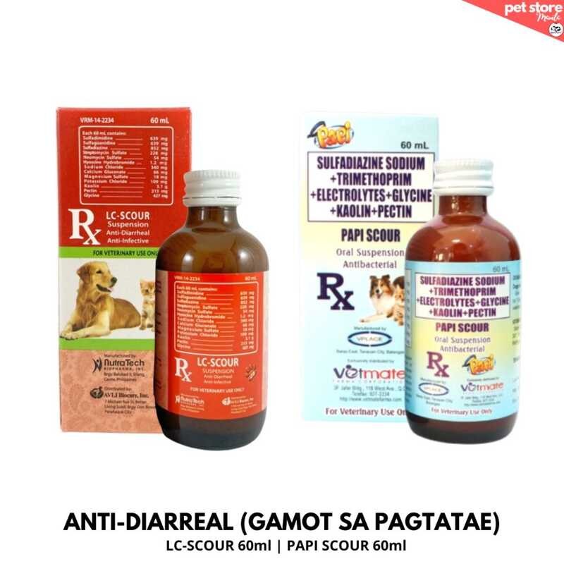 Anti Diarhea Bacterial For Dogs And Cats - LC SCOUR 60Ml Or PAPI Gamot ...