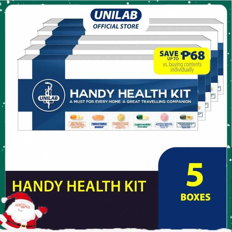 Unilab Handy Health Kit Set Of 5-Medicines For First Aid And ...