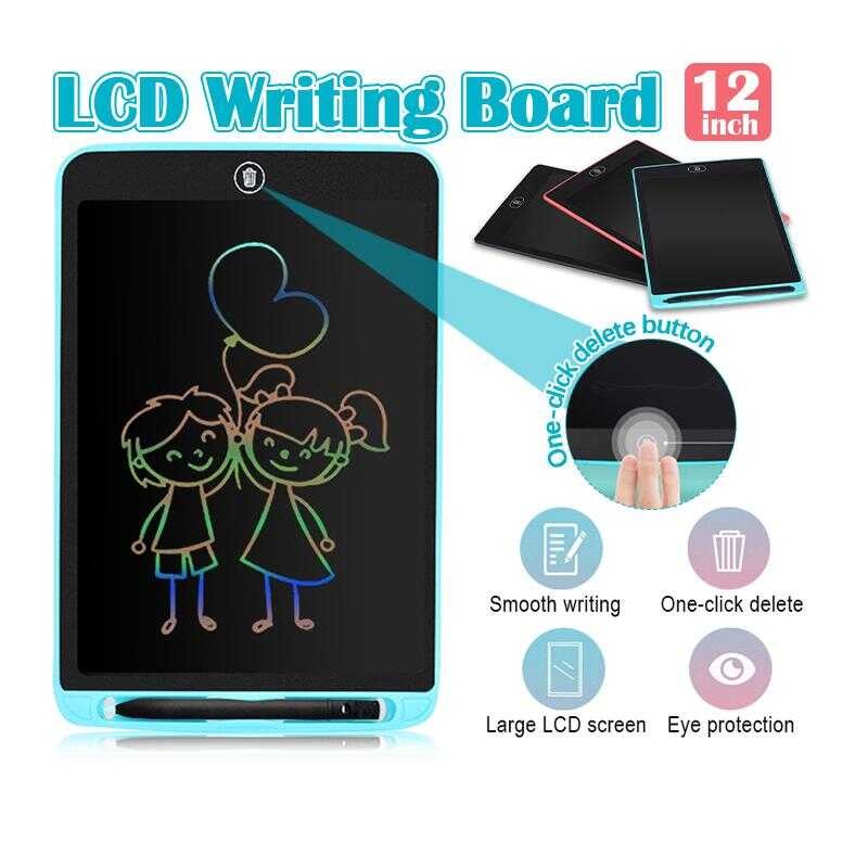 88F 12 Inch LCD Writing Tablet Handwriting Board Drawing Portable Write ...
