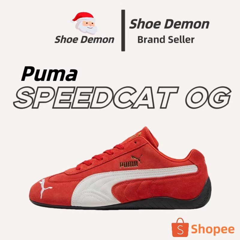 Speedcat OG red and white Sneakers BoardShoes with Box | Shopee Philippines