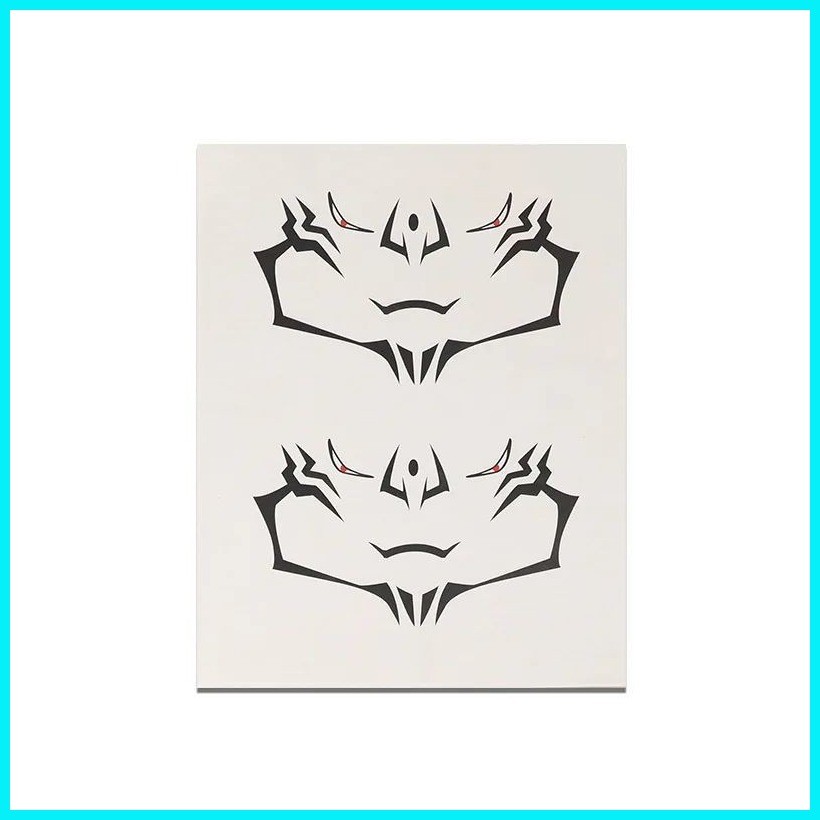 Ryomen Sukuna Sticker Jujutsu Kaisen Tattoo Sticker Sukuna cosplay ...