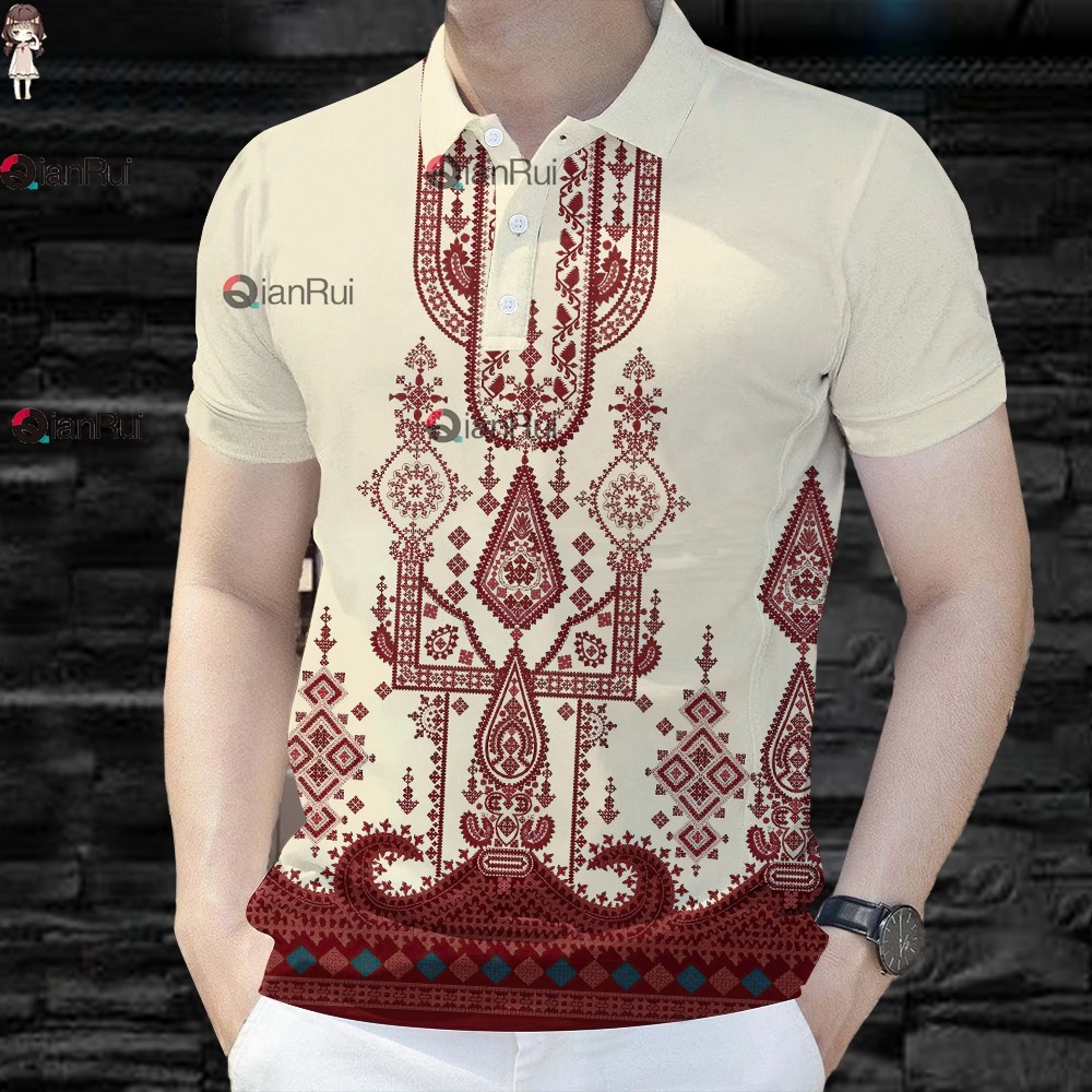 Full sublimation Polo Barong For Men 2025 Barong Tagalog Asean Attire ...