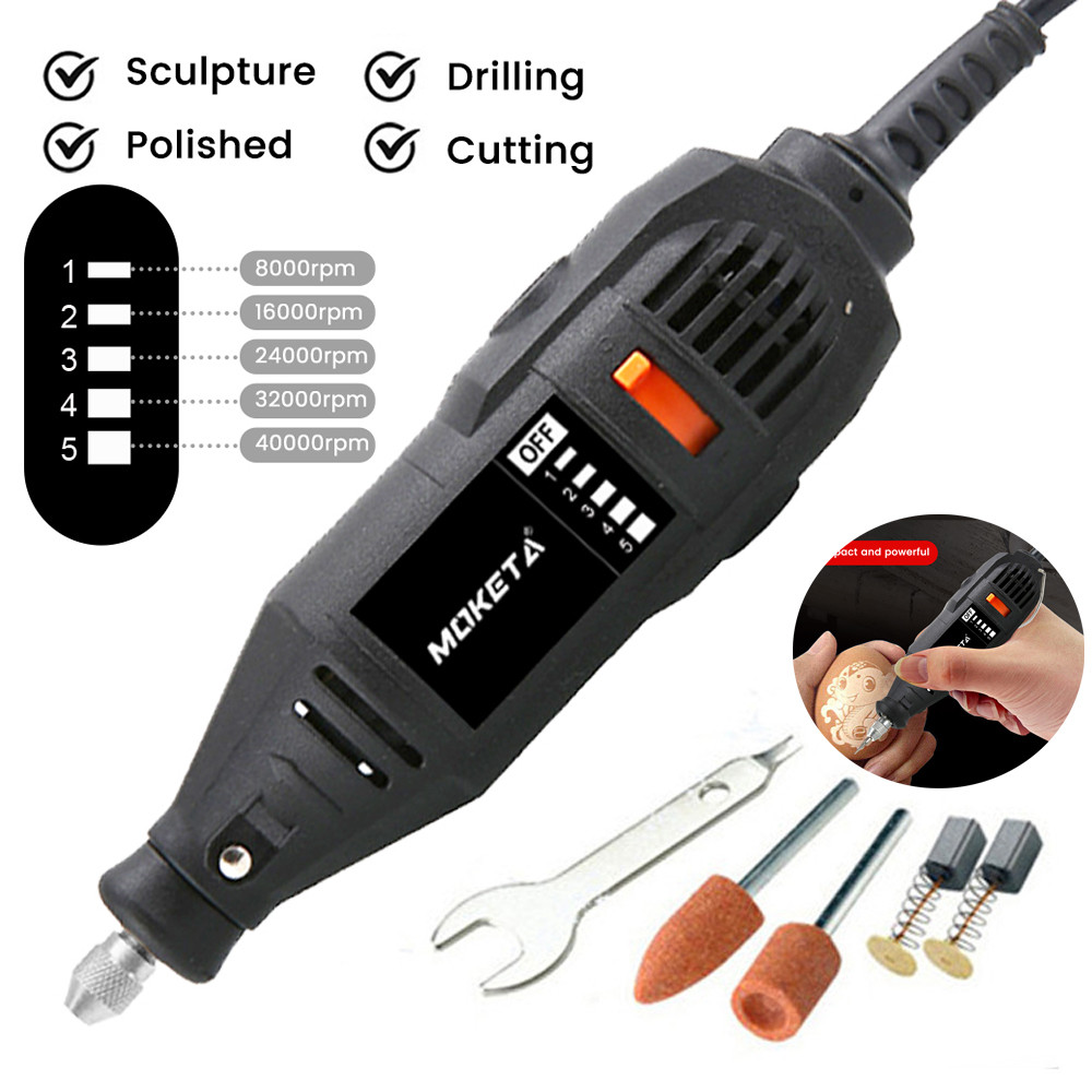 Moketa Mini Grinding Tool electric drill set electric mini Rotary ...