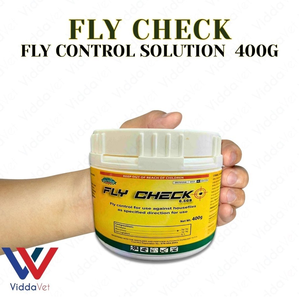 400g Fly Check Granules Solution for Clearing Out Flies from Animal ...