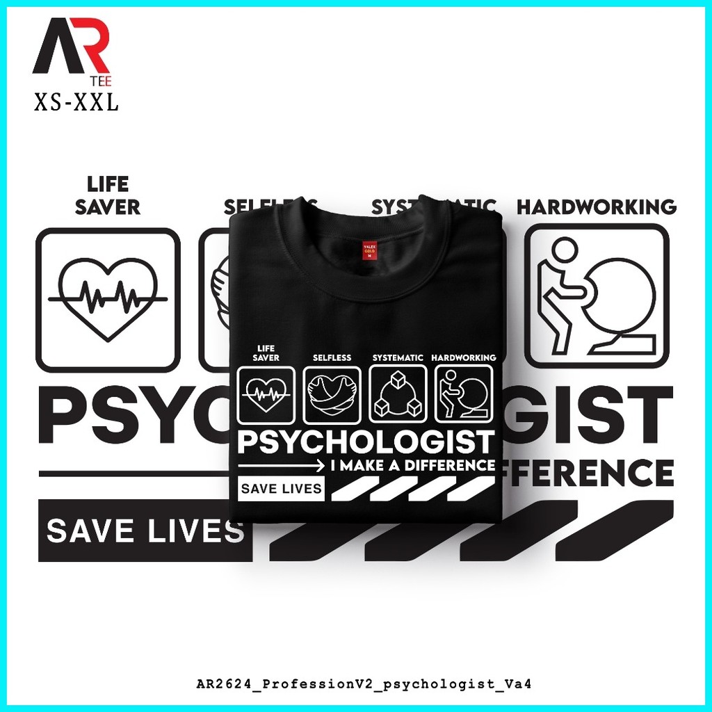 AR Tees Profession V2 2624 Psychologist Customized Shirt Unisex T-shirt ...