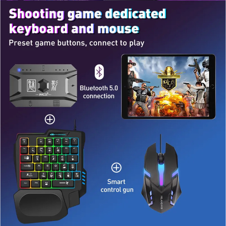 Expose COD Mobile Controller for pc Gaming Keyboard and Mouse bluetooth ...