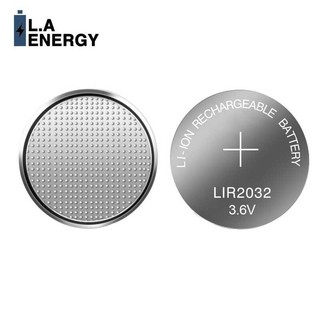 2Pcs Lir2032 Lithium Rechargeable Battery 3.6V 45Mah LIR 2032 Para Sa ...