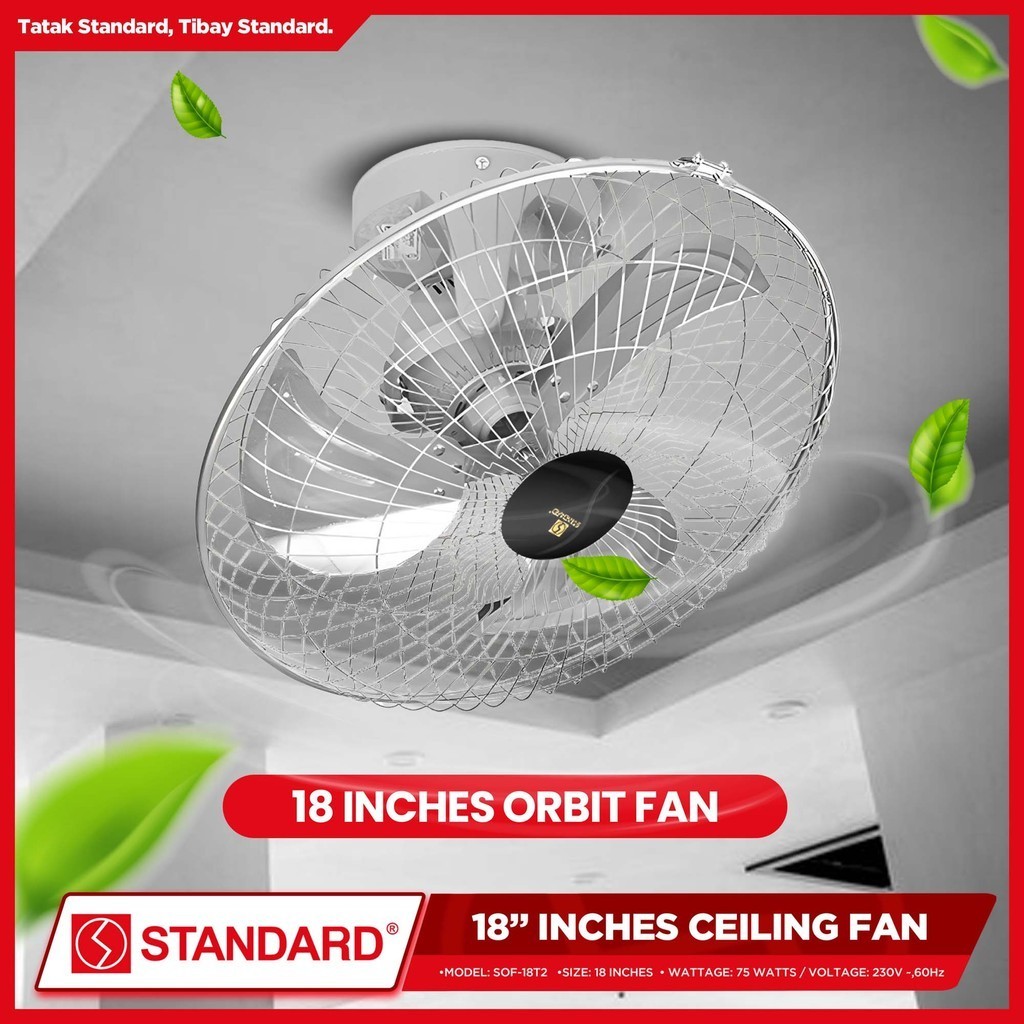 Standard Orbit Fan 18" Metal Blade (4 Speed Switch) SOF18T2 | Shopee Philippines