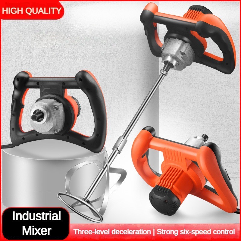 2800W Handheld Electric Mixer 6 Speed Adjustable Paint Stirrer ...
