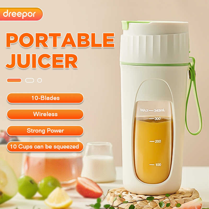 Dreepor Portable Rechargeable Blender Tumbler Heavy Duty Vegetables ...