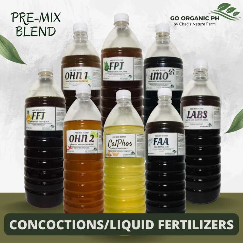GO ORGANIC CONCOCTIONS/LIQUID FERTILIZERS PRE-MIX BLEND - 1.5 LITER ...