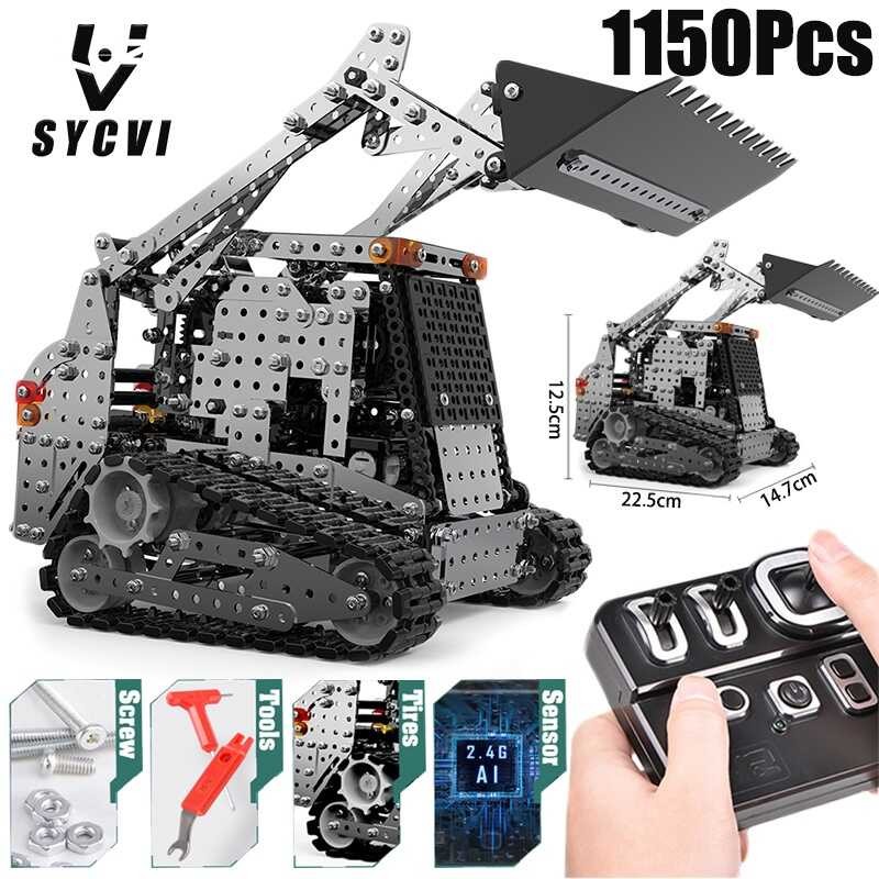 Alloy Bulldozer Robot Robot Construction Set Robotics Education Kit ...