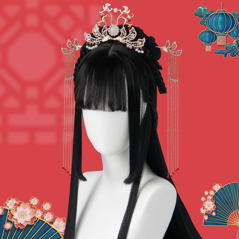 Ancient Style Hanfu Wig For Women, Chinese Style Costume Hairstyle ...