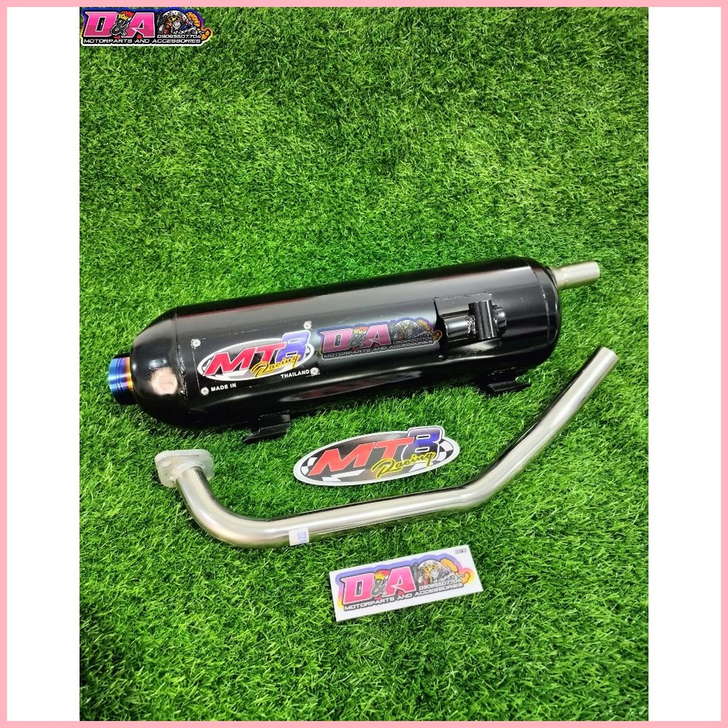 MT8 PIPE YAMAHA NMAX V2 2020 TITANIUM TIP BIG ELBOW NEW LOGO ORIG ...