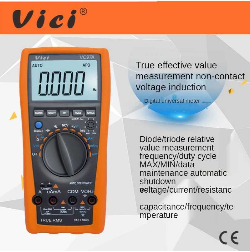 Vc97a VICI 4000 Count Automatic Range Digital Multimeter NCV True RMS Multi-Function High ...