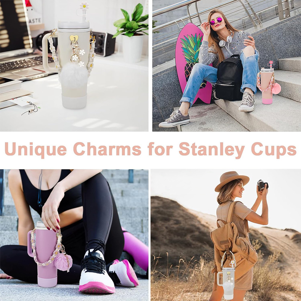 7Pcs Cup Accessories Set for Stanley - Water Bottle Handle Strap ...