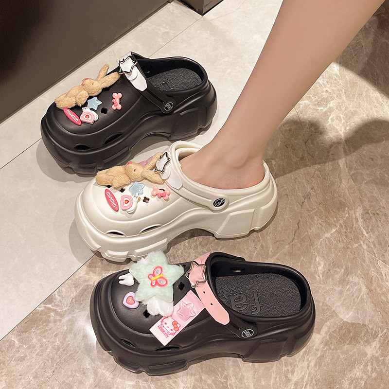 Cute Cartoon Style Summer Platform Casual Beach Slip-on Sandals For ...
