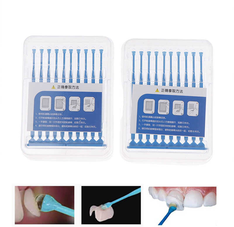 20Pcs/Box Disposable Dental Applicator Stic Adhesive Tip For Tooth ...