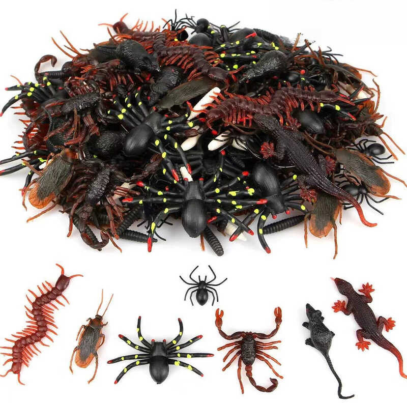 Scary Plastic Rubber Cockroach Scorpion Snake Centipede Crawling Insect ...