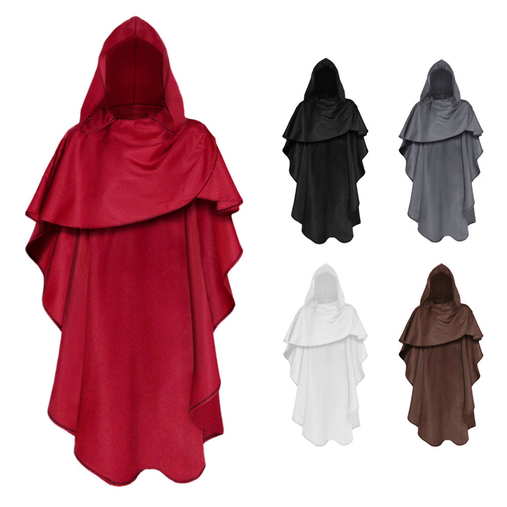 Medieval New Style Knight Cloak Halloween Stage Costume Monk Cloak ...